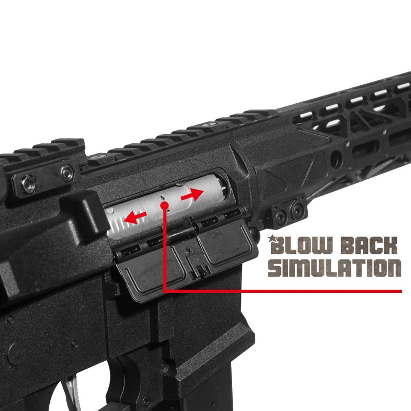 EMERBU Modified Gel Ball Blaster Gun ARP9 Extended(Black)