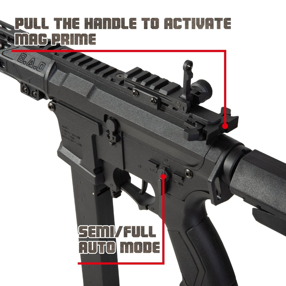 EMERBU Modified Gel Ball Blaster Gun ARP9 Extended(Black)