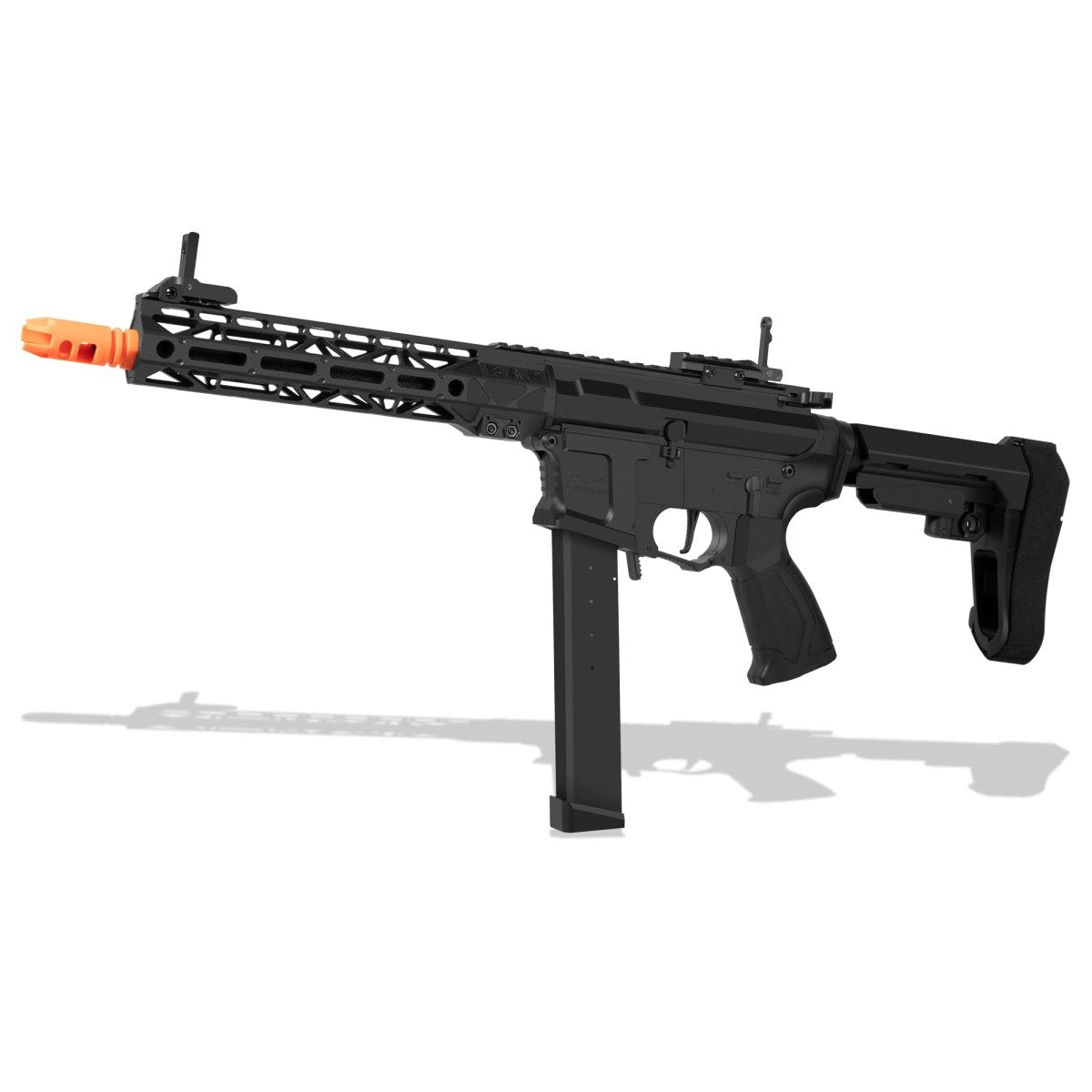 EMERBU Modified ARP9 Plus Splatter Gel Ball Blaster Gun(Black)