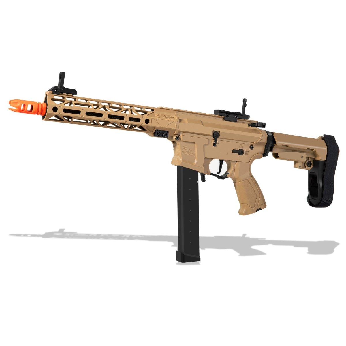 EMERBU Modified ARP9 Plus Splatter Gel Ball Blaster Gun(Tan)