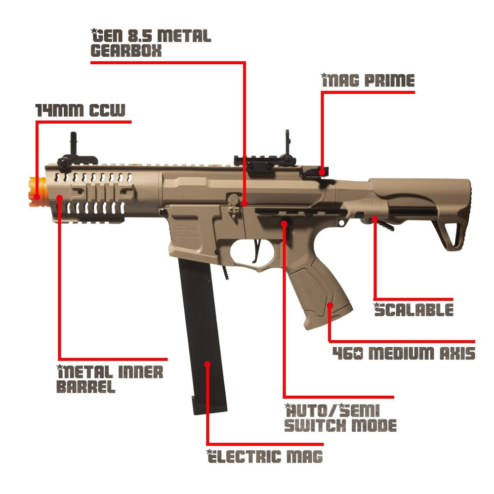 EMERBU Modified Gel Ball Blaster Gun ARP9(Tan)