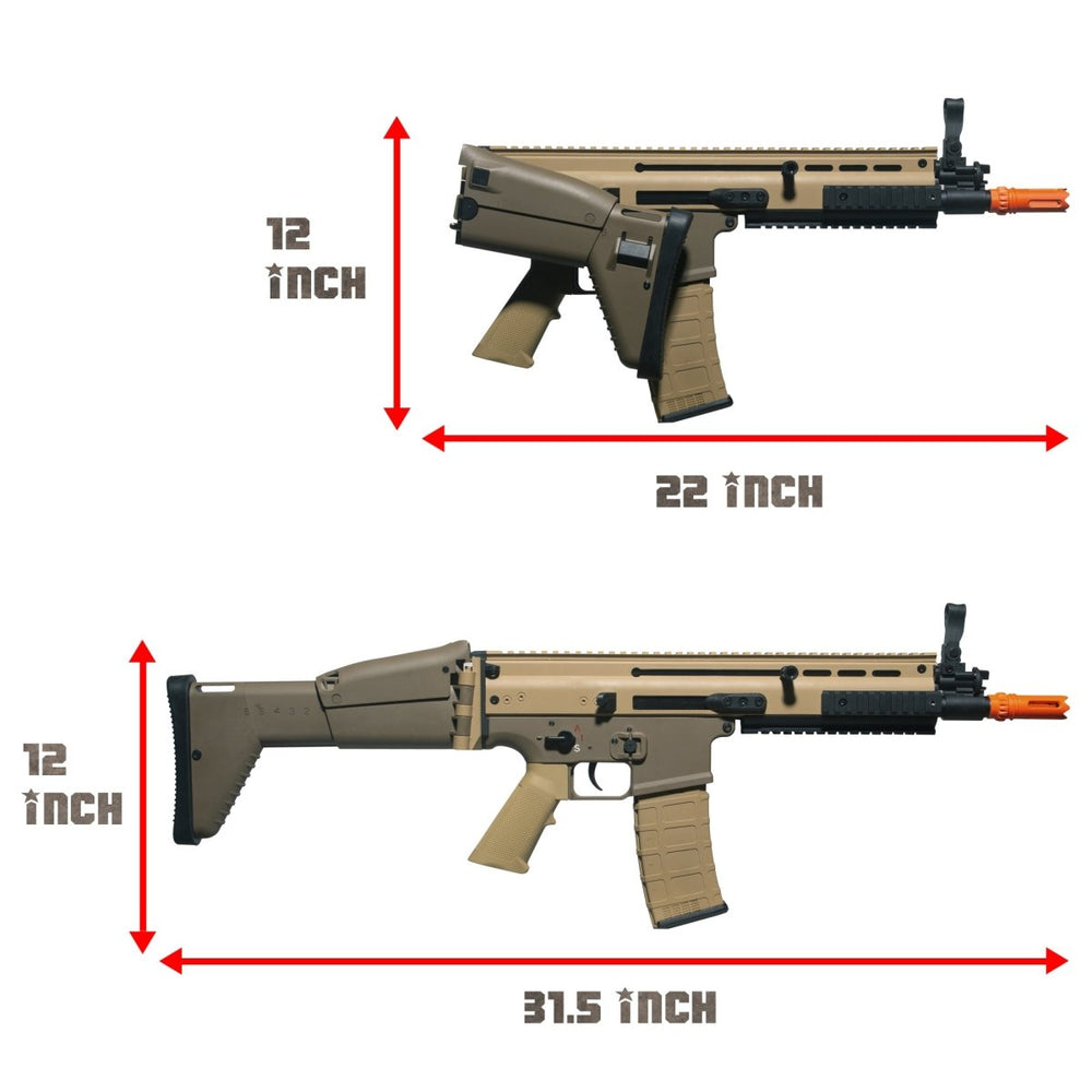 EMERBU Modified Gel Ball Blaster Gun SCAR