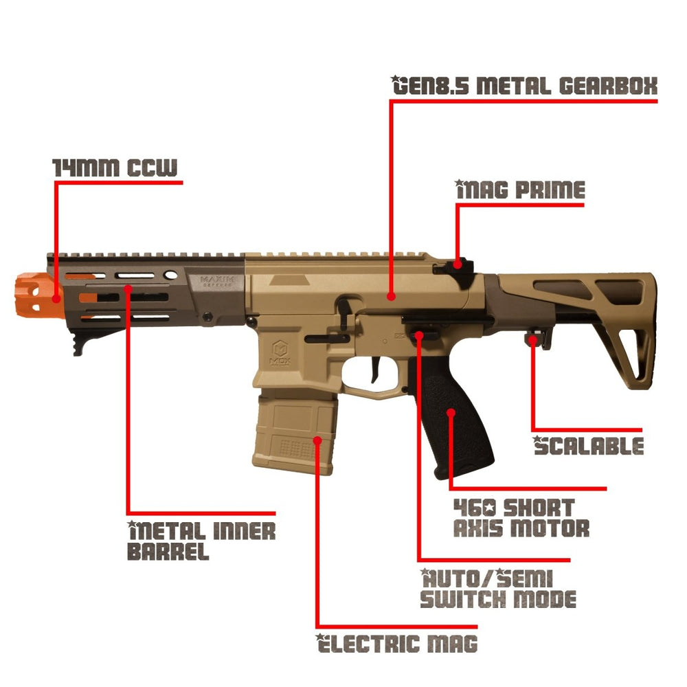 EMERBU Modified Gel Ball Blaster Gun PDX(Tan)(US Stock)